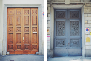 The picturesque Doors of Turin